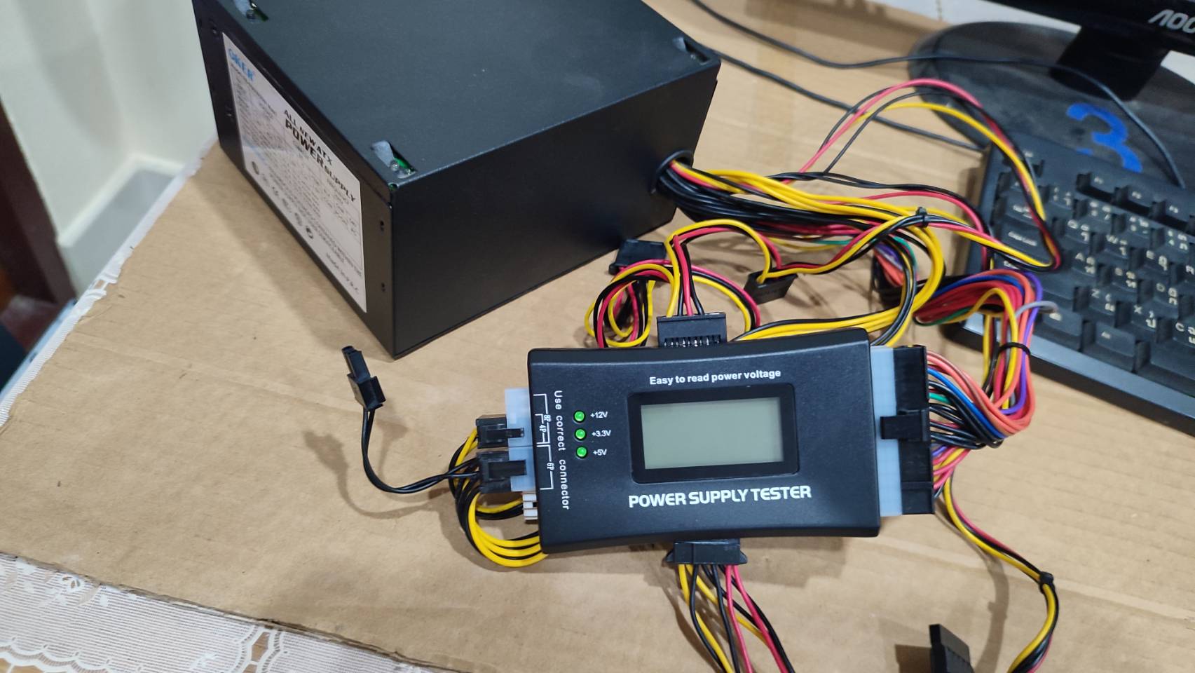 กรณีศึกษา เมื่อผมลองใช้งาน Power Supply Tester ที่สั่งจากร้านค้าออนไลน์ ...